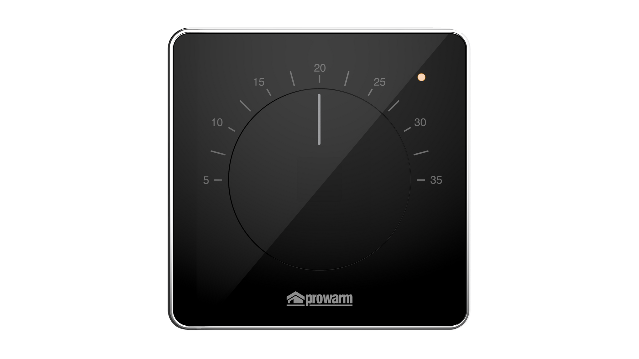 Prowarm Touch IQ M Series - Black Dial Thermostat